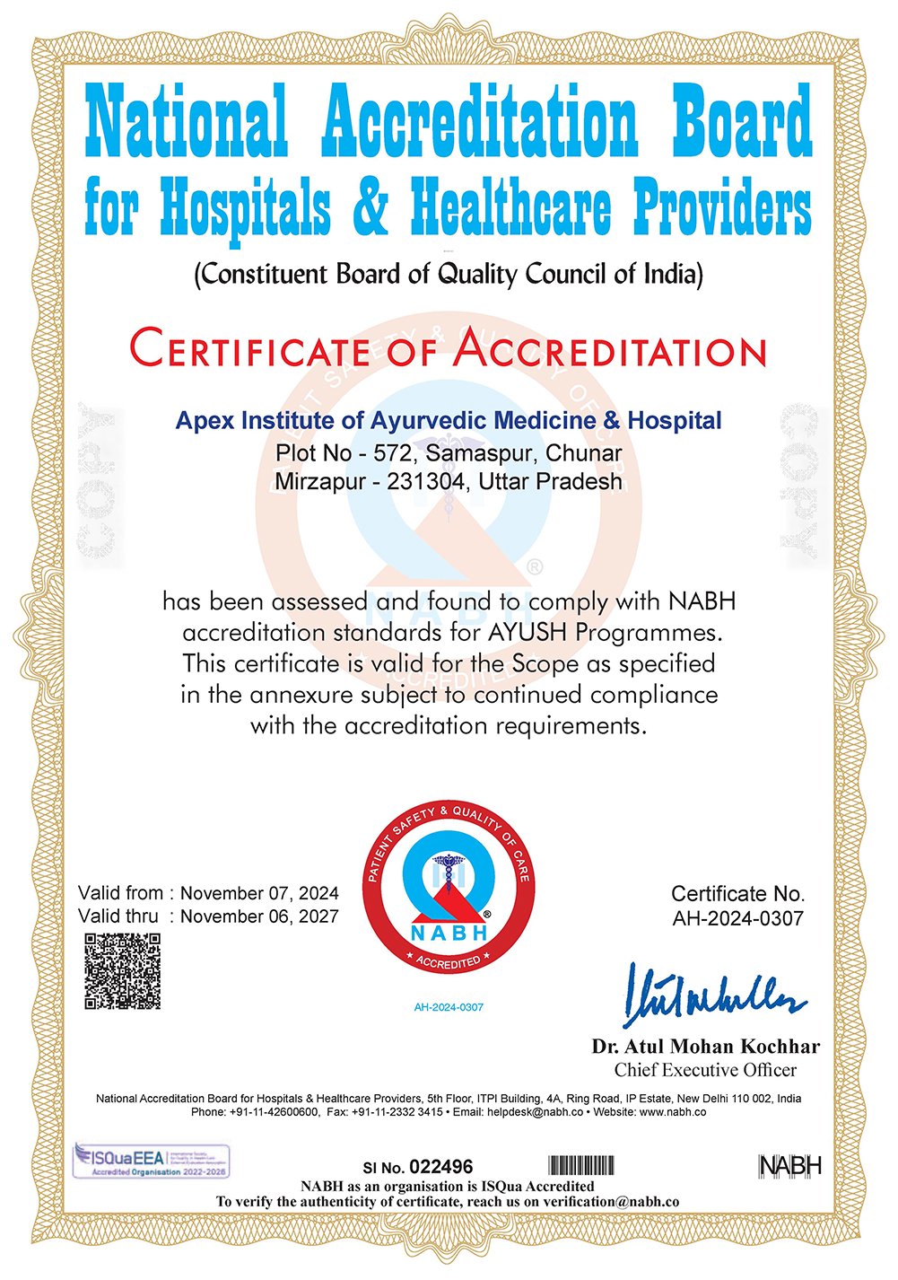 Apex Institute of Ayurvedic Medicine & Hospital